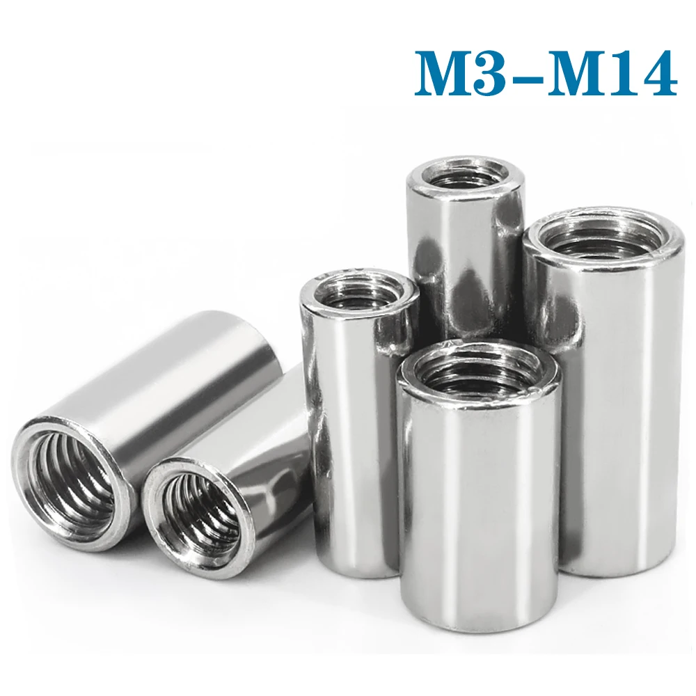 2-20Pcs M3 M4 M5 M6 M8 M10 M12 M14 M16 304 Edelstahl Verlängerung ...