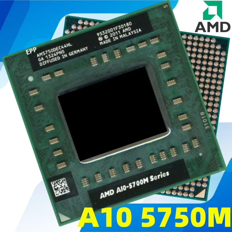 laptop CPU A10-5750M A10-5700M 2.5GHz/4MB/4 cores/Socket FS1 (FS1r2 ...
