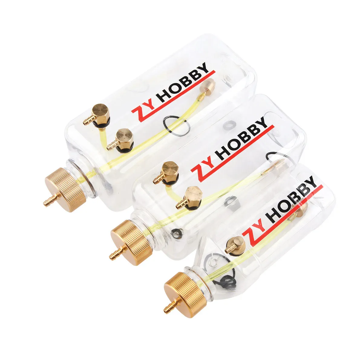 New 1pc Rc Fixed Wing Airplane Gasoline Fuel Tank Plastic Transparent ...