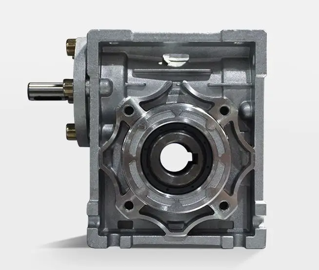 7.5:1-80:1 Nrv63 Shaft Input Worm Gear Reducer, Input Hole 19mm Output ...