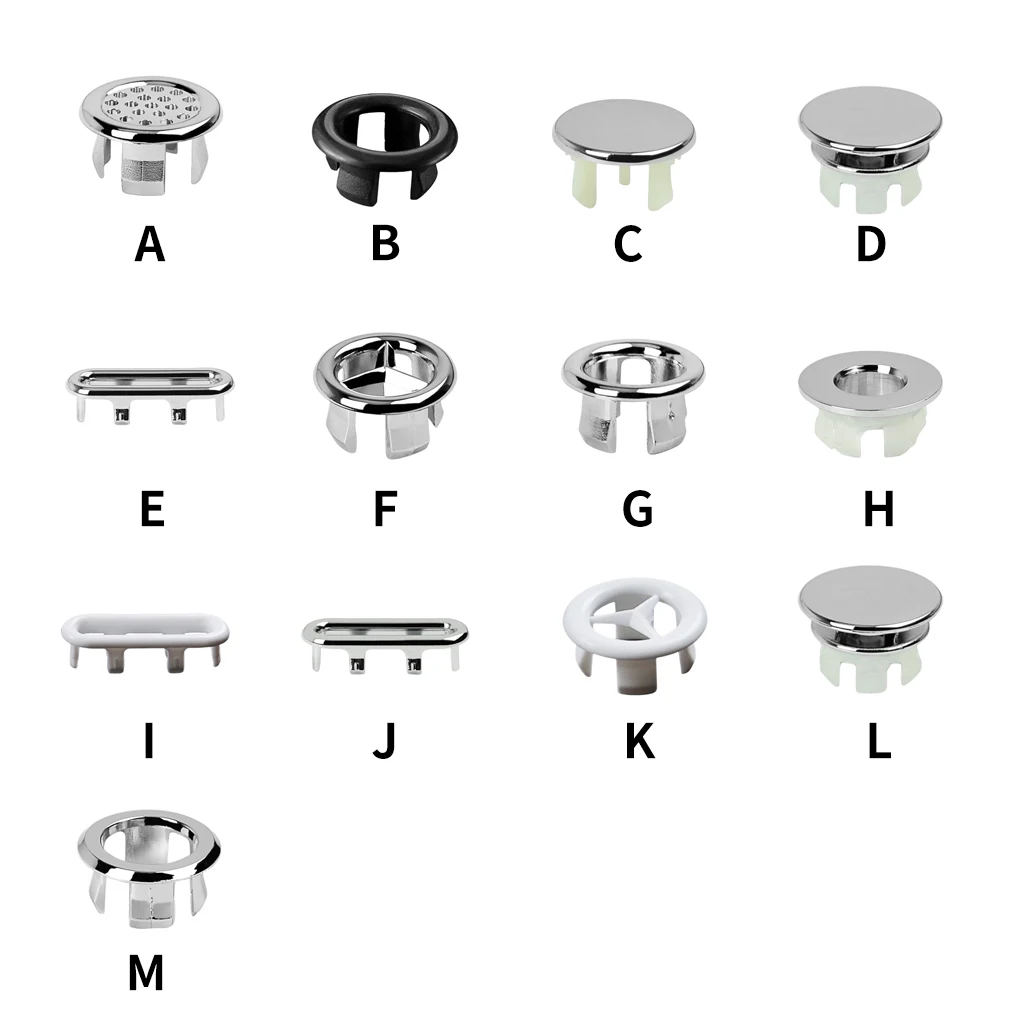6-Pieces-Home-Modern-Style-Sink-Overflow-Cover-Rings-with-Filter ...