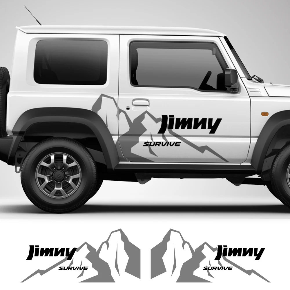 Car-Side-Door-Stickers-For-SUZUKI-Jimny-jb43-jb74-fj-Mountain-Graphics ...