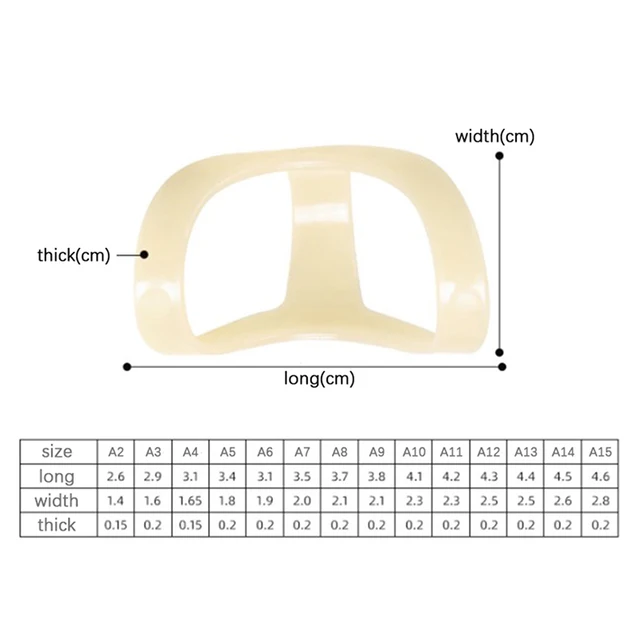 Finger Splints Mallet Brace Plastic Finger Support Finger Immobilizer ...