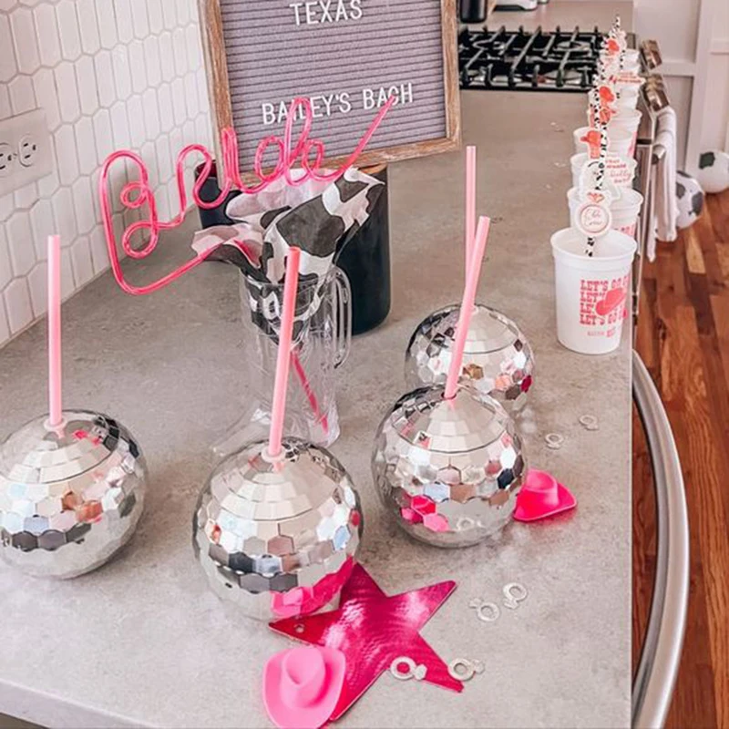 1pcs-Disco-Ball-Cups-Flash-Nightclub-Cocktail-Cup-Straw-Birthday ...