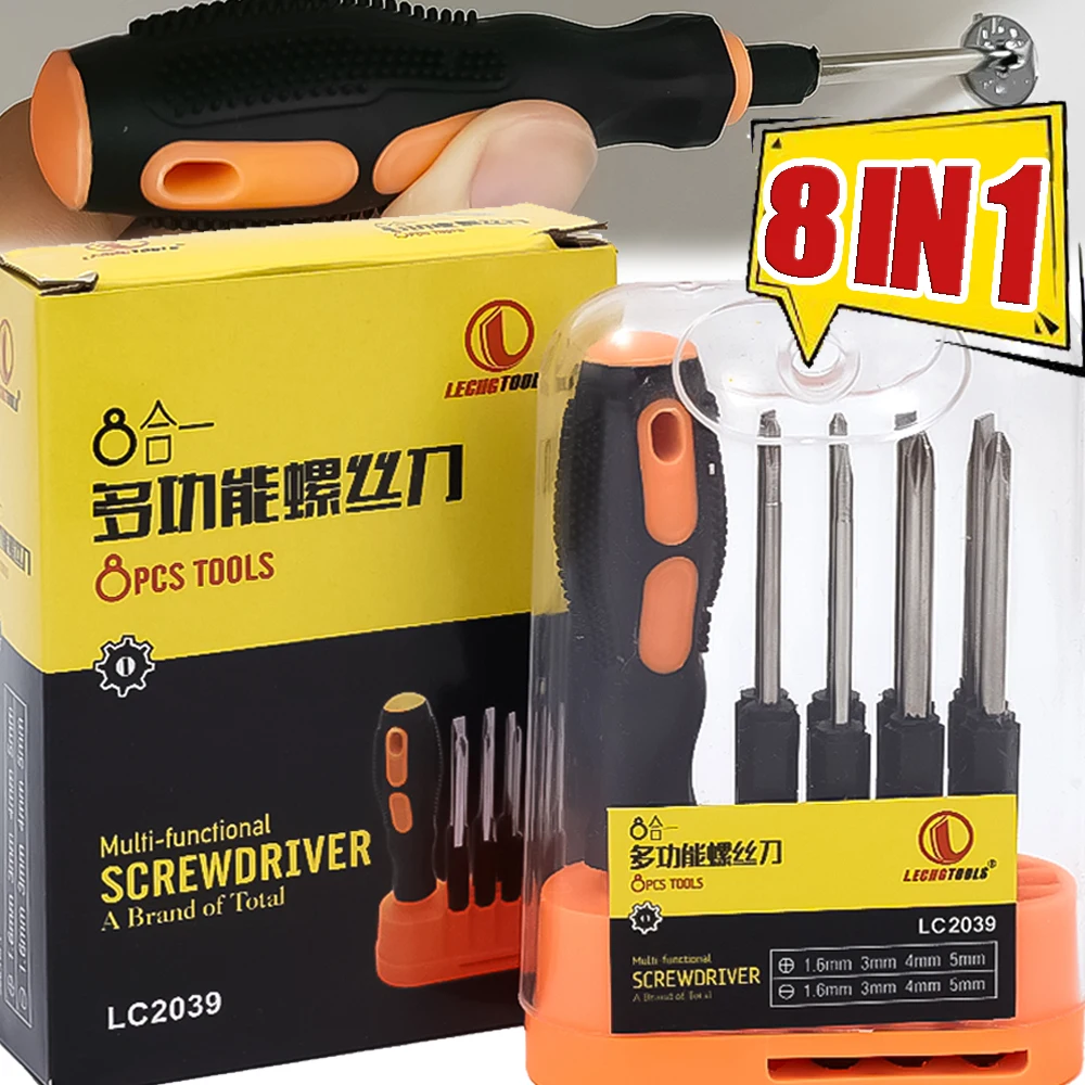 8-In-1-Ratchet-Screwdriver-Set-Multipurpose-Handle-Screwdrivers-Drill ...