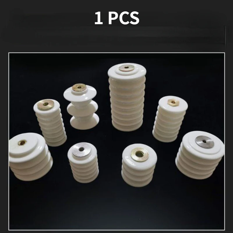 1PC-High-Voltage-Porcelain-Insulator-Ceramic-Insulator-High-Frequency ...
