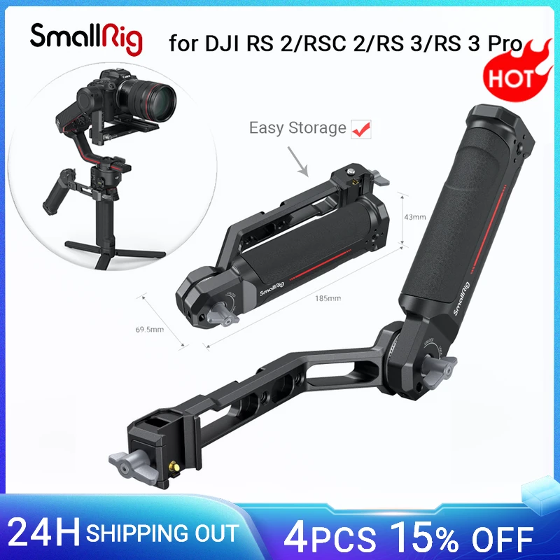 Smallrig Sling Dual Handgrip /monitor Mount/nato Clamp Accessory For Dji Rs 2/rsc 2/rs3/rs3 Pro ...
