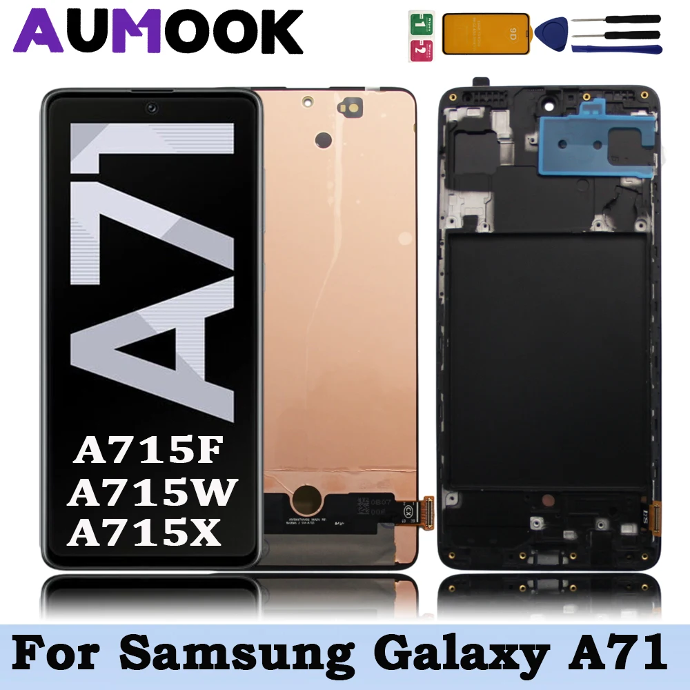 6-7-Super-AMOLED-A71-Screen-OEM-for-Samsung-Galaxy-A71-A715-LCD-SM ...