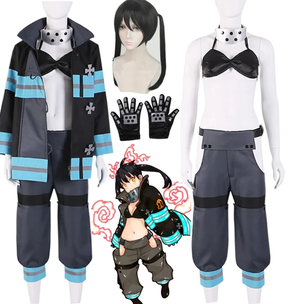 Anime Enn Enn No Shouboutai Fire Force Tamaki Kotatsu Cosplay Costume ...