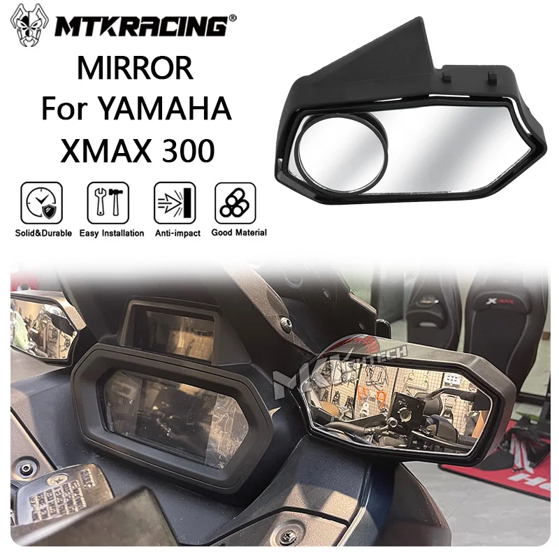MTKRACING-MIRROR-For-YAMAHA-XMAX300-2023-2024-Motorcycle-Rearview ...