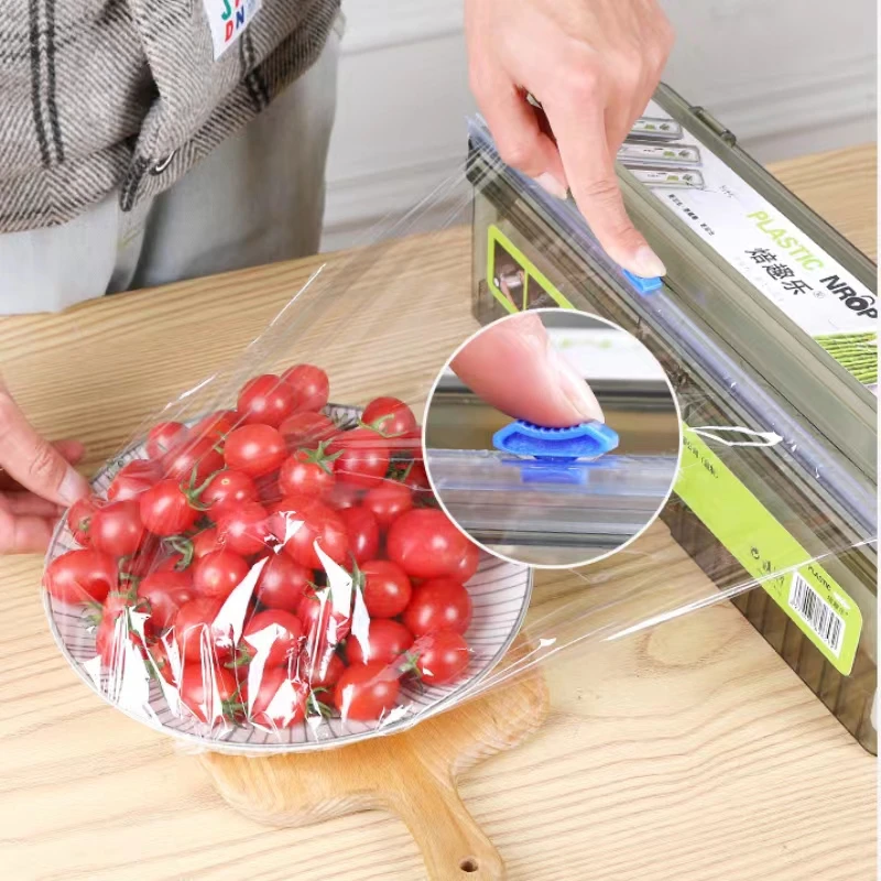 Creative-kitchen-cling-film-cutting-box-adjustable-household-high ...