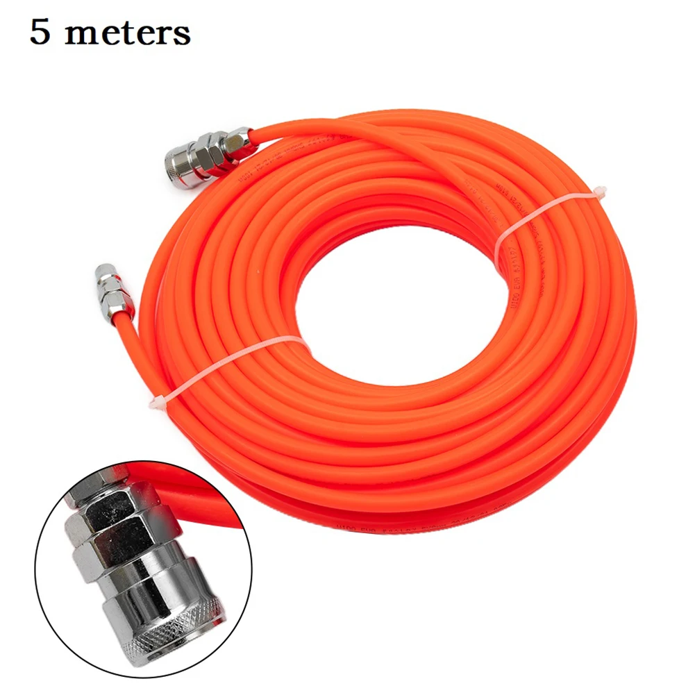 5M-Pneumatic-Pipe-Air-Tube-Compressor-Hose-5-8mm-With-Connector ...