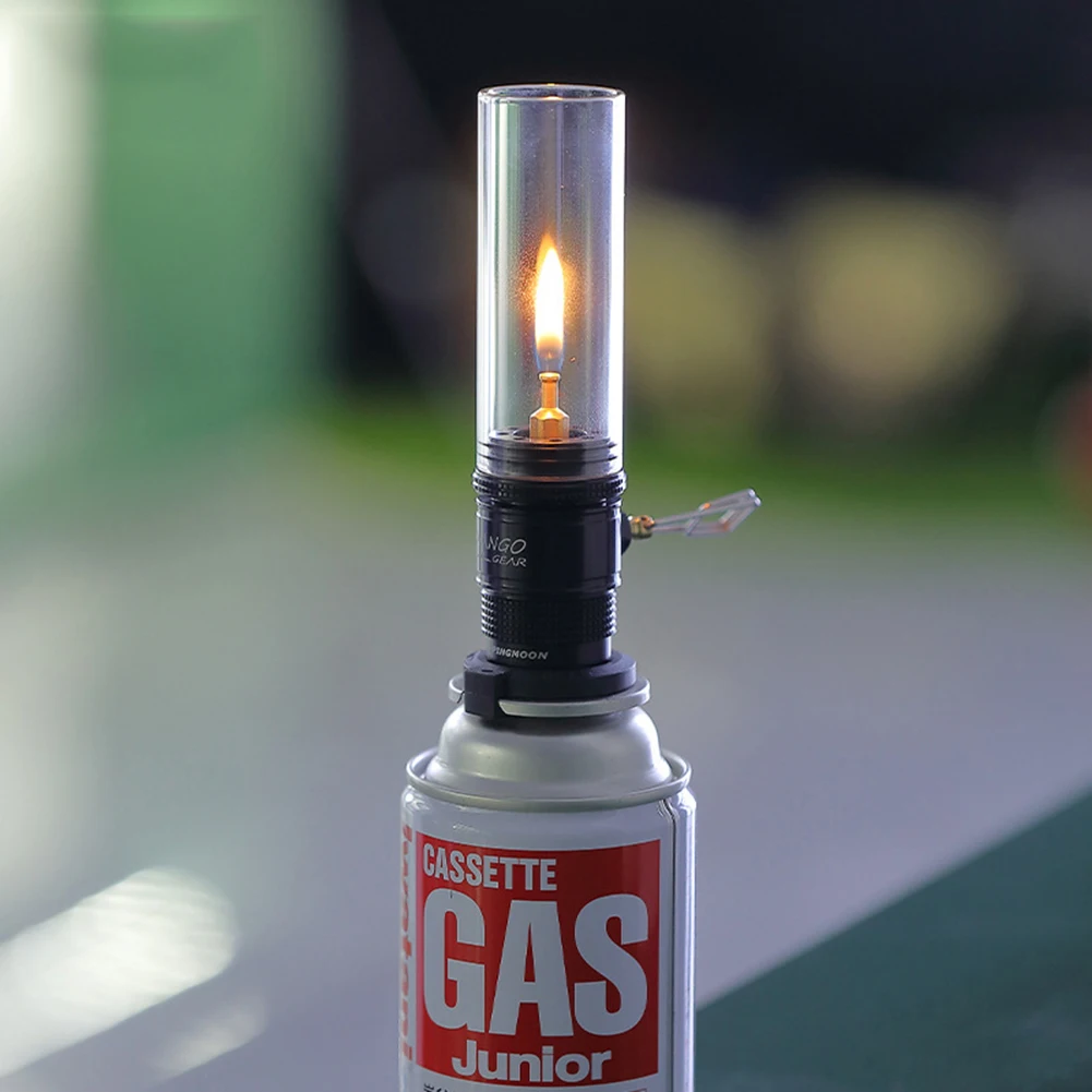 1X-Aluminum-Alloy-Camping-Black-Lockable-Convert-Adapter-Long-Butane ...