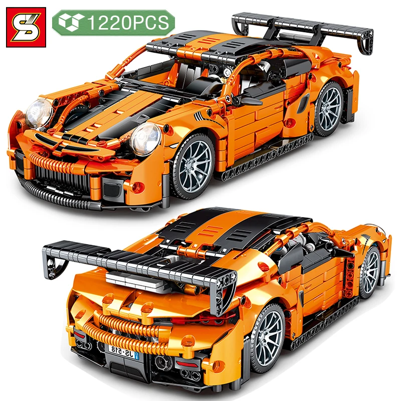 SY BLOCK Technical Famous Racing Building Block ideas MOC Sports Car ...