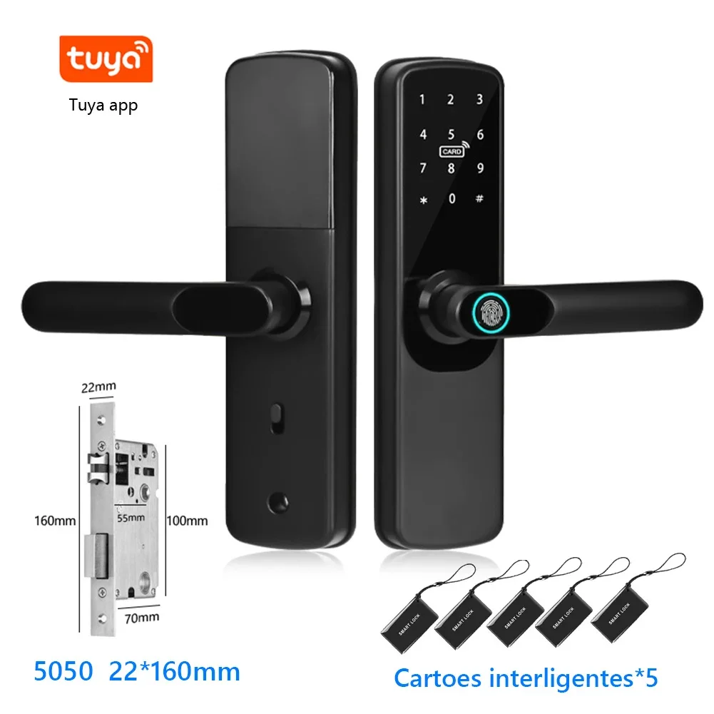 Tuya-Wifi-Digital-Electronic-Lock-Smart-Home-Biometric-Fingerprint-Door ...