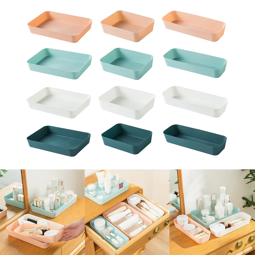 1pc-White-Storage-Trays-Drawer-Partition-Storage-Box-Kitchen-Tableware ...