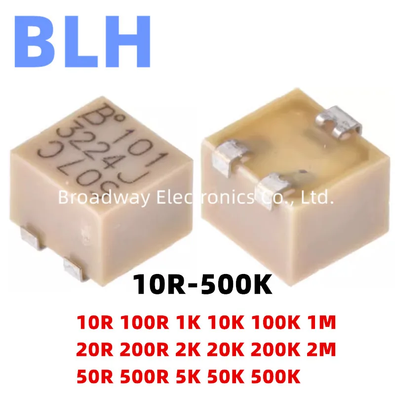 3224J-3224-Verstelbare-Precisie-Potentiometer-50R-500R-5K-50K-500K-Ohm ...