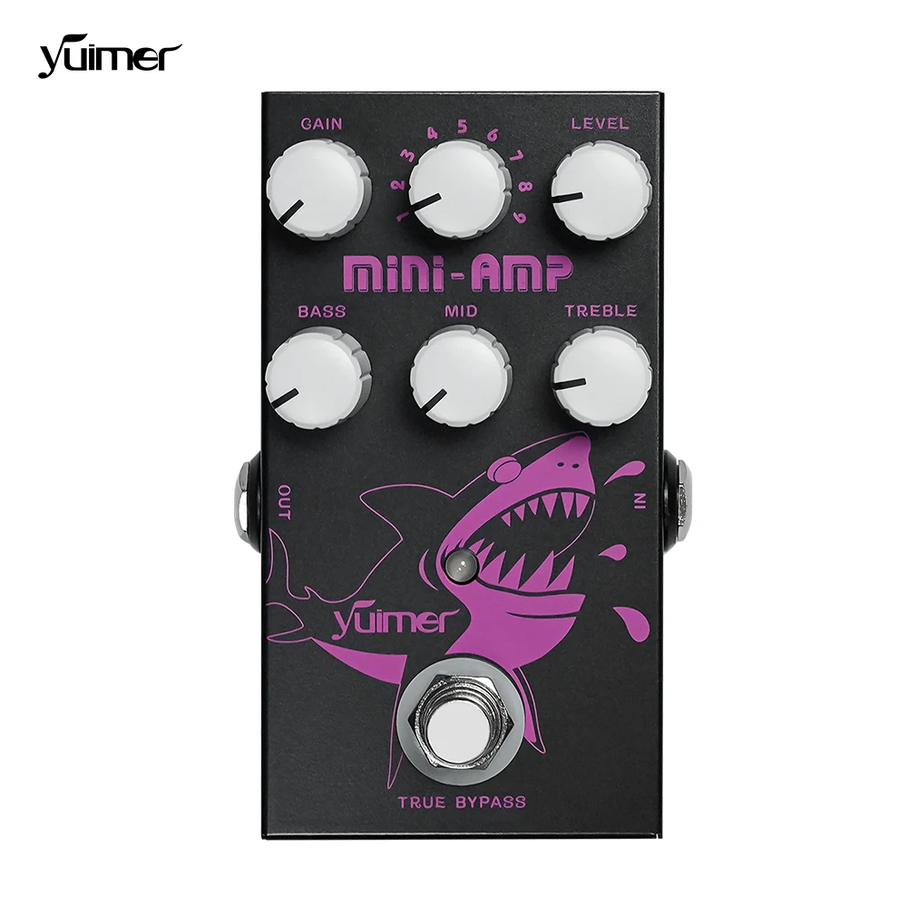 Yuimer-Pre-amp-Simulation-Effect-Pedal-9-Tones-Classic-Amp-Effects-3 ...