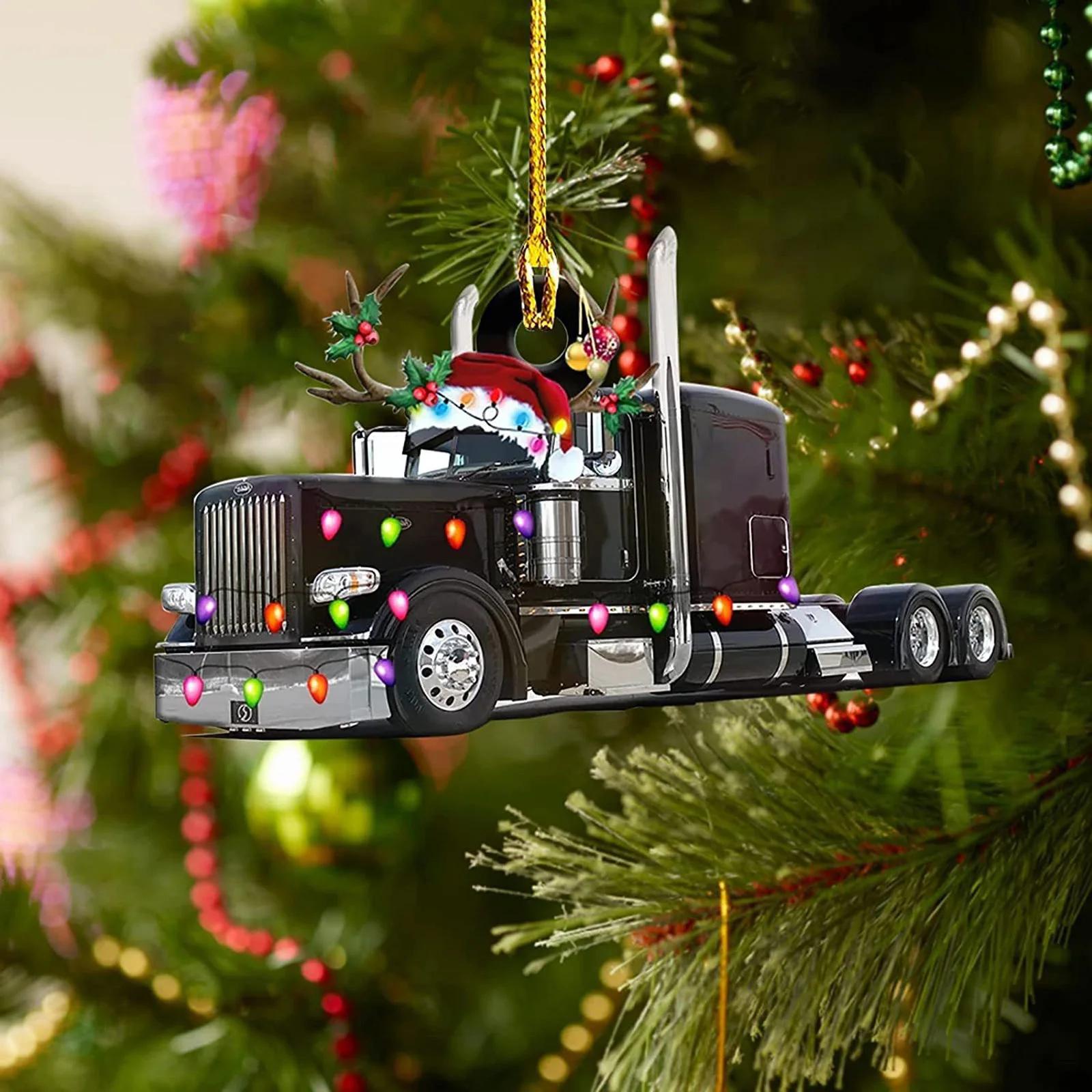 2d Acrylic Transportation Ornament Large Transport Vehicle Pendant ...