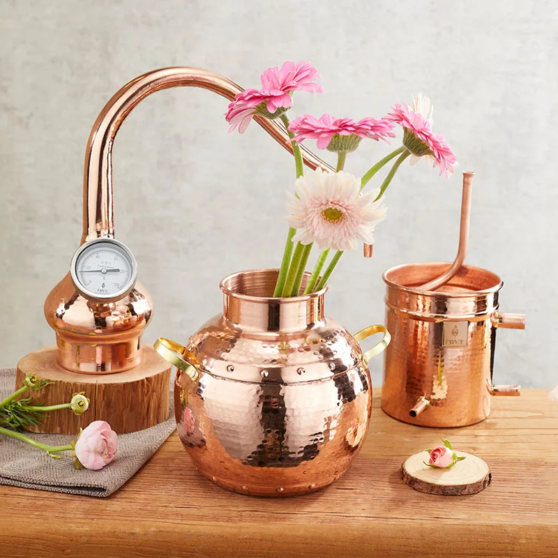 Pure Copper Essential Oil Extraction Separator Device Dew Distillation ...