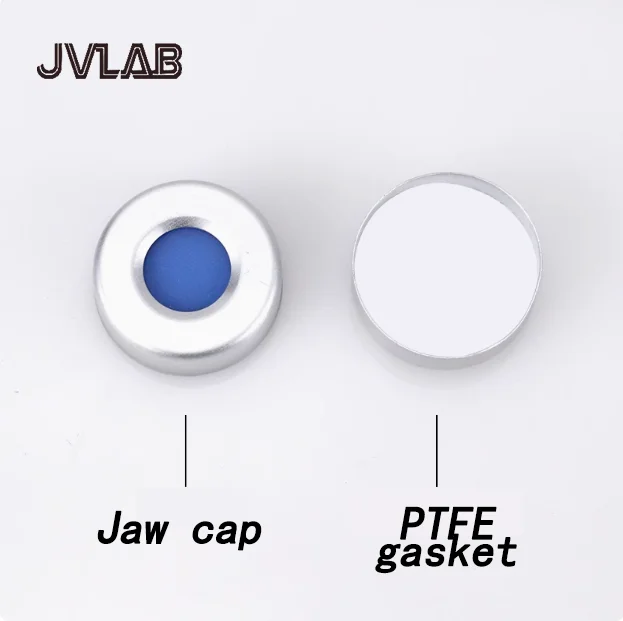 Aluminum Bottle Caps PTFE Gasket Screw Caps 20ml Bottle 100pcs/Pk ...