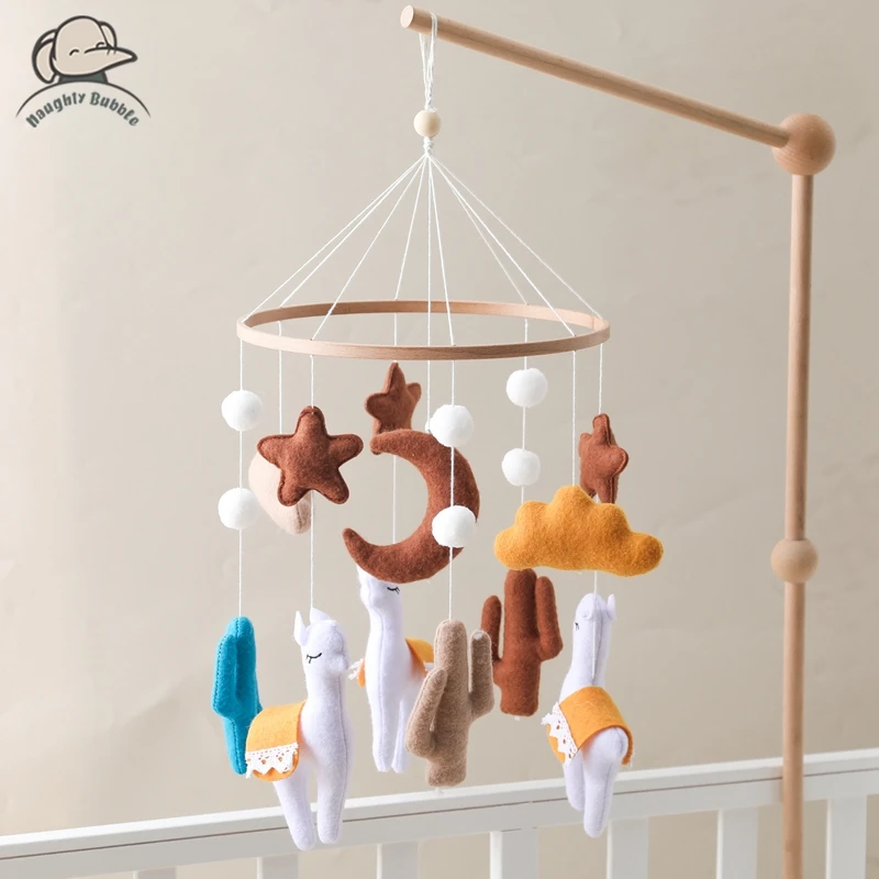 Baby-0-12-Months-Wooden-Bed-Bell-Bracket-Mobile-Hanging-Rattles-Toy ...