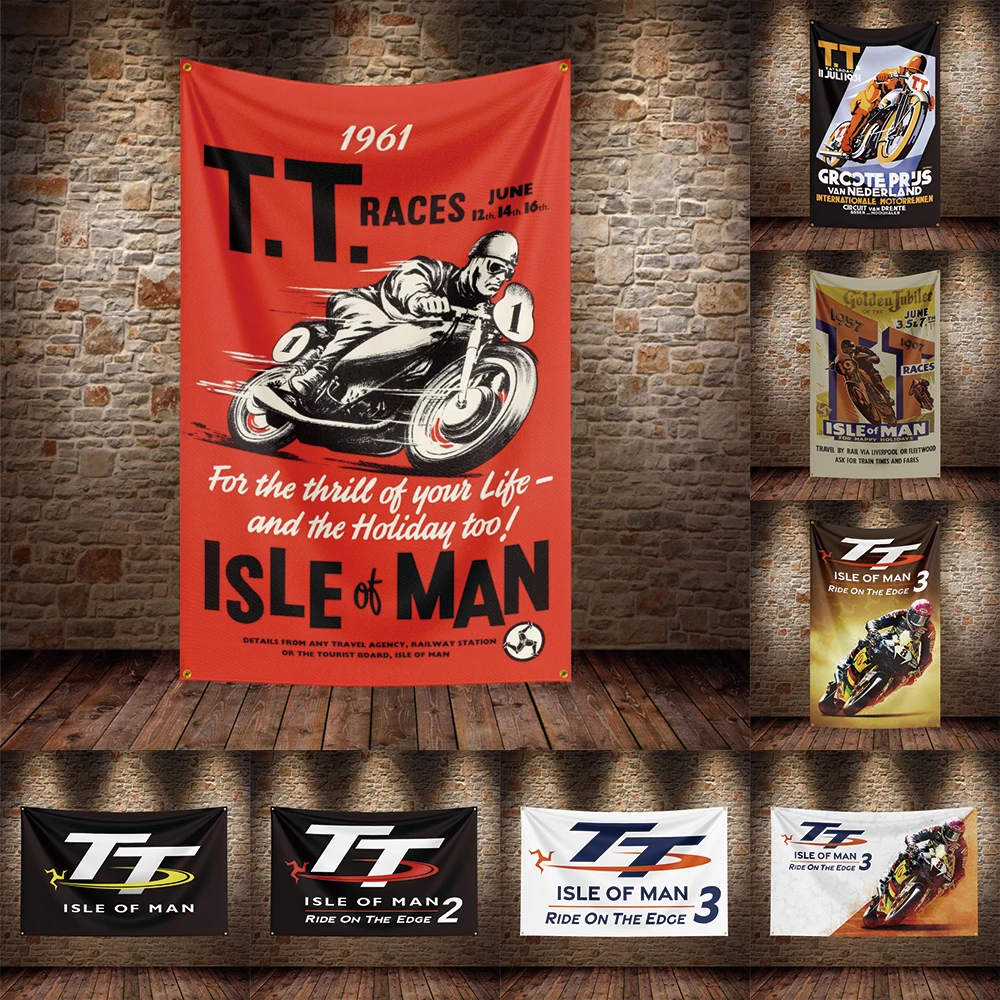 3x5-Ft-Isle-Of-Man-TT-Flag-Polyester-Printed-Motorcycle-Flags-for ...