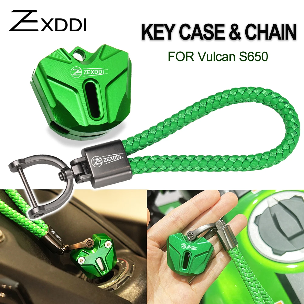 ZEXDDI-Key-Case-KeyChain-Fit-For-kawasaki-Vulcan-S-650-VN650-Vulcan ...