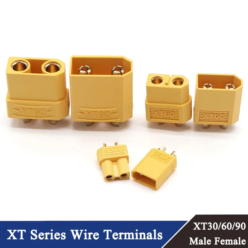 XT30U-XT60-XT90-Connector-Plug-Bullet-Welding-Terminal-XT-Series-Suit ...