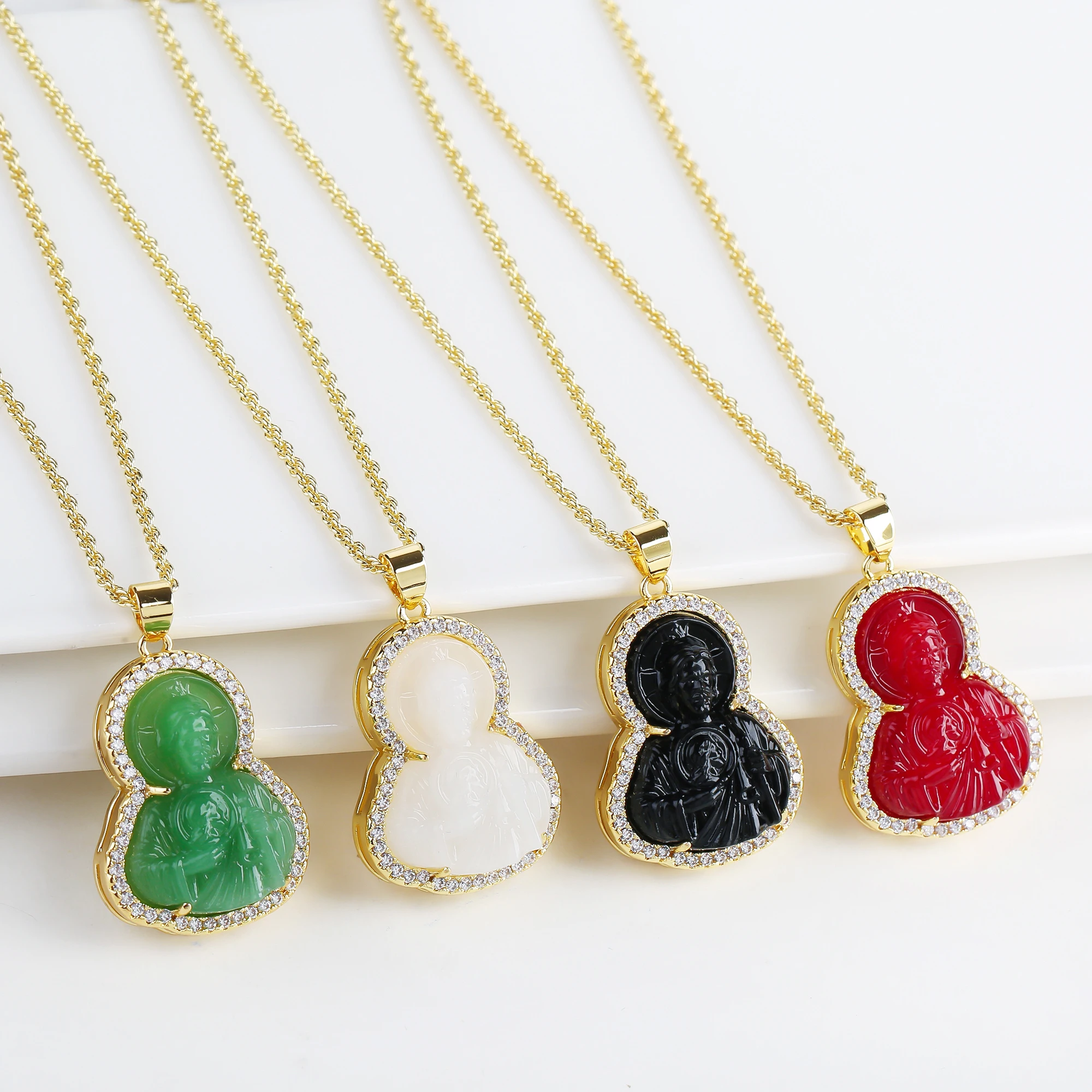 Punk-Religious-Character-Judas-Zirconia-Pendant-Necklace-Fashion-for ...