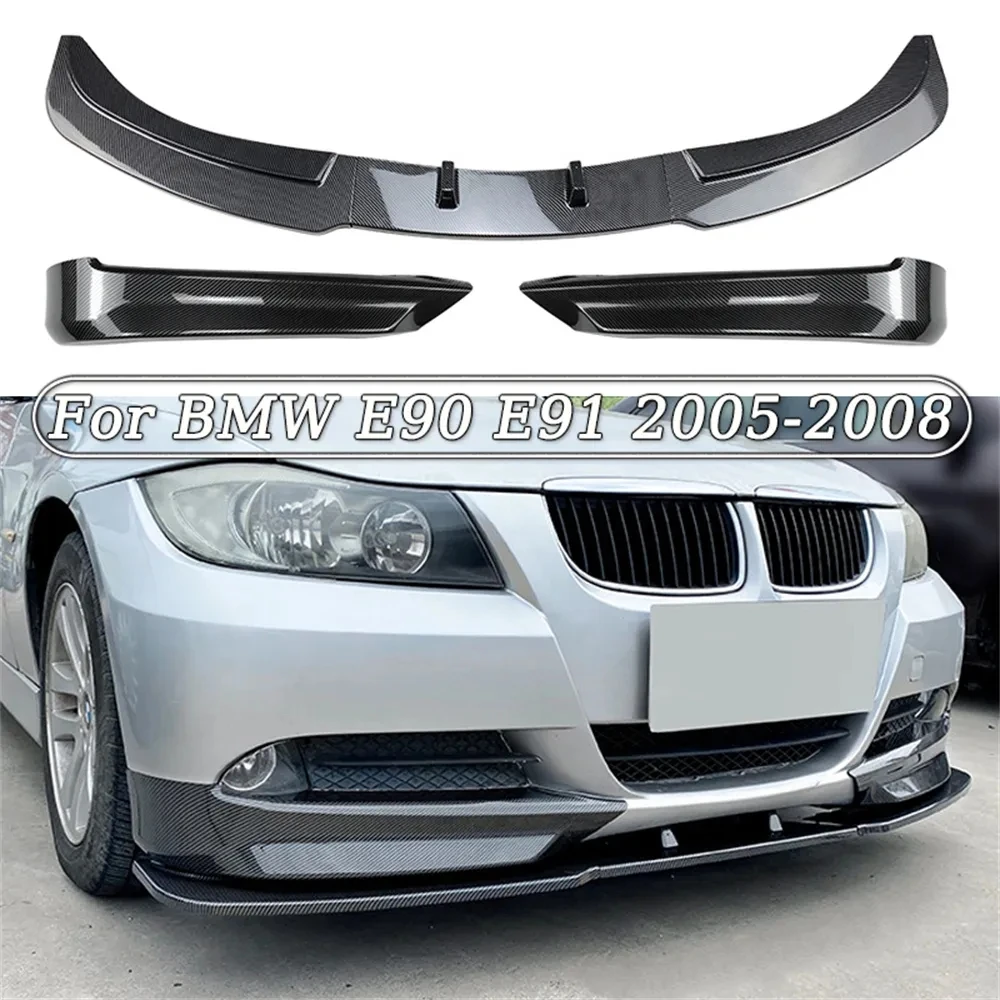 5PCS For BMW 3 Series E90 E91 Car Front Bumper Lip Splitter Diffuser ...