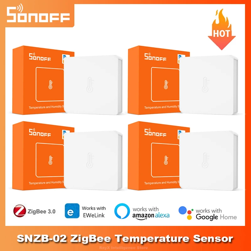 Sonoff Snzb02 Zigbee Temperature And Humidity Sensor Ewelink App Real ...