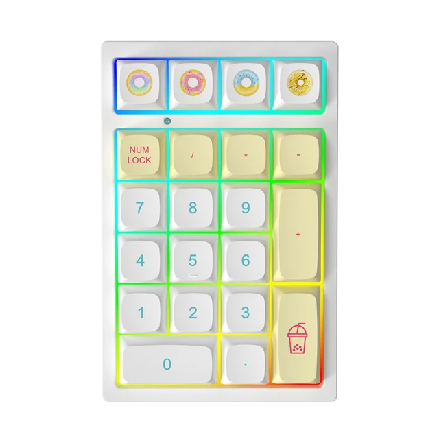 YUNZII YZ21 Macaron Hot Swappable Mechanical Numeric Keypad, 54% OFF