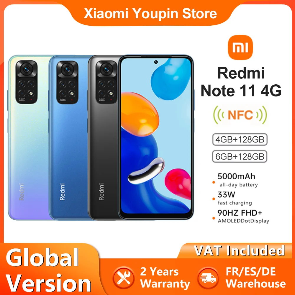 Xiaomi-Smartphone-Redmi-Note-11-4G-versi-n-Global-NFC-6-43-AMOLED-90Hz ...