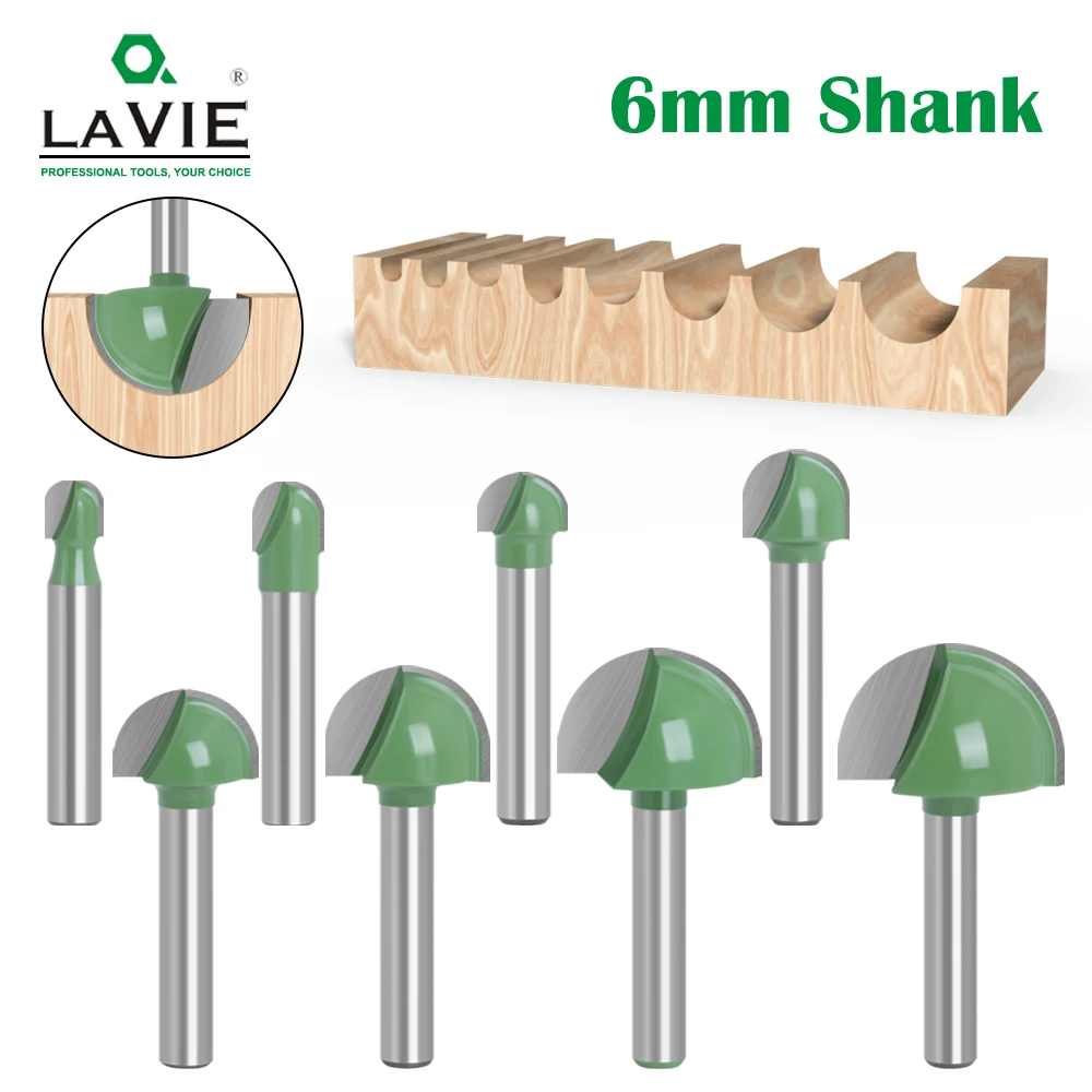 LAVIE-1pc-6mm-Shank-Ball-Nose-End-Mill-Round-Nose-Cove-CNC-Milling-Bit ...