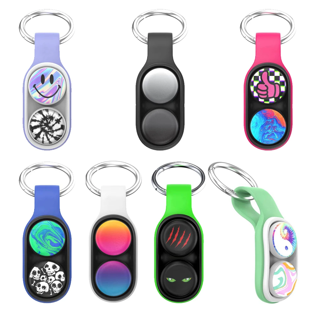 Poppuck Hand Spinner Series Elastic Pop Puck Magnet Toy Colorful ...