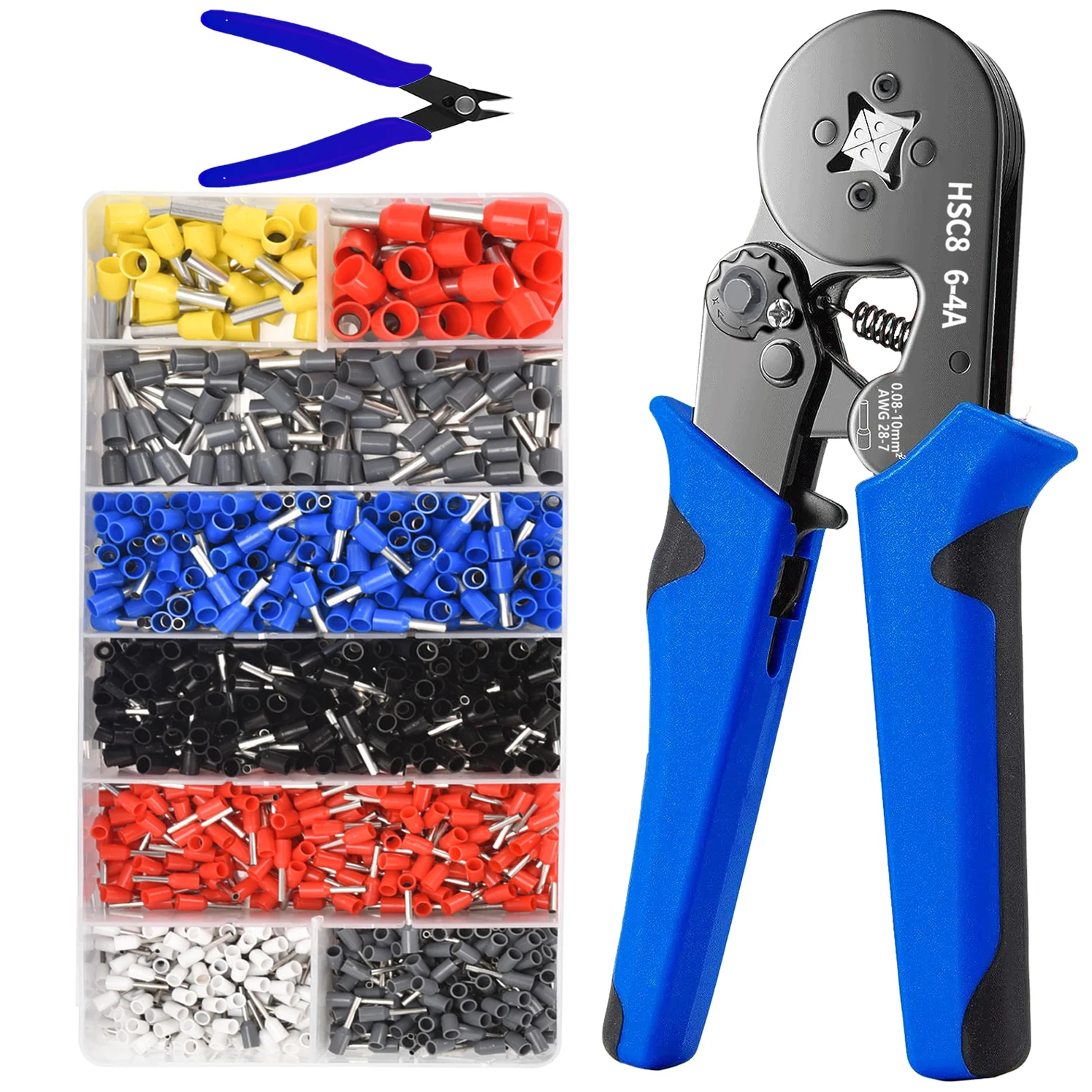 Tubular-Press-Clamp-Crimping-Pliers-Electrical-Terminals-For-Wires ...