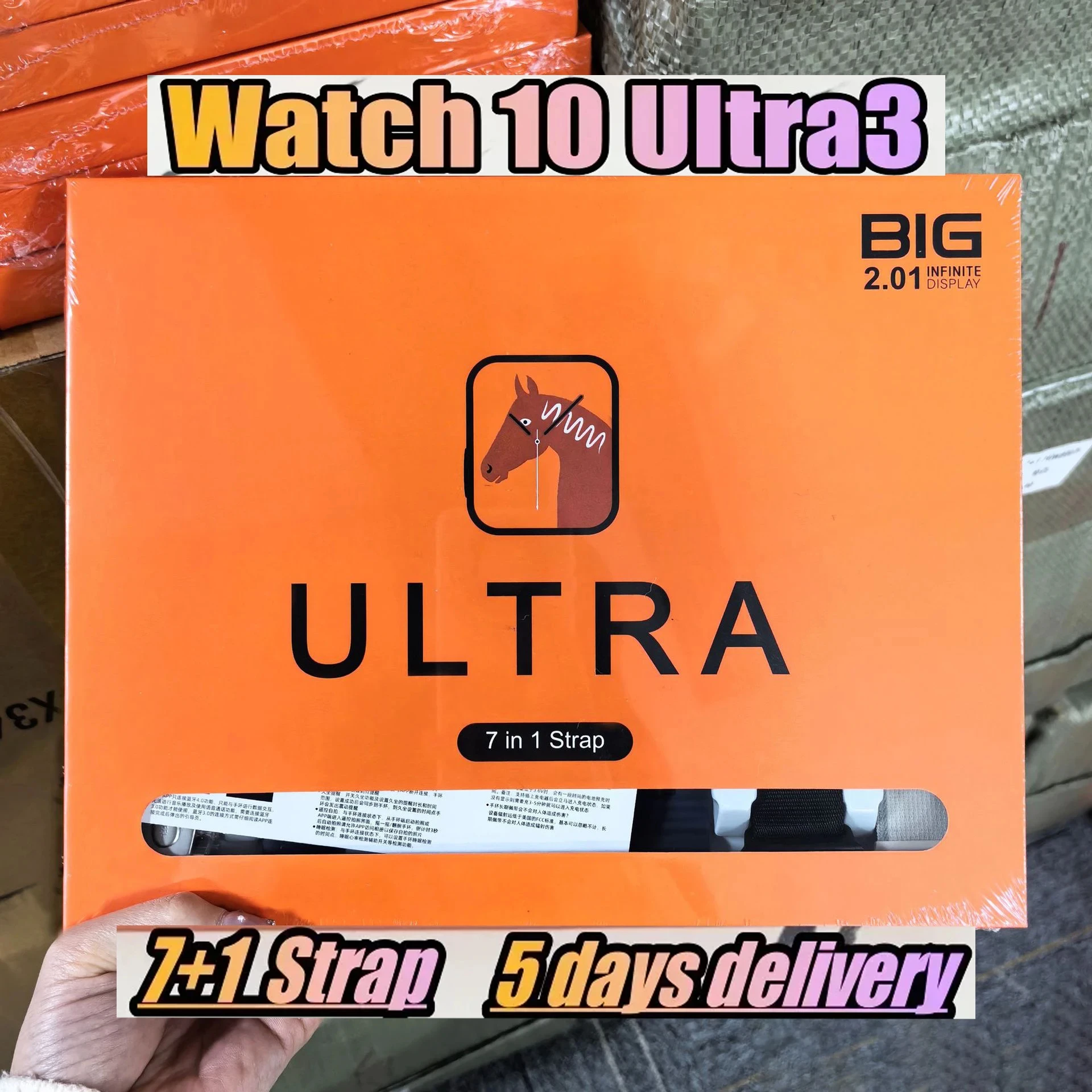 Reloj-inteligente-7-en-1-para-hombre-y-mujer-pulsera-Ultra-9-con ...