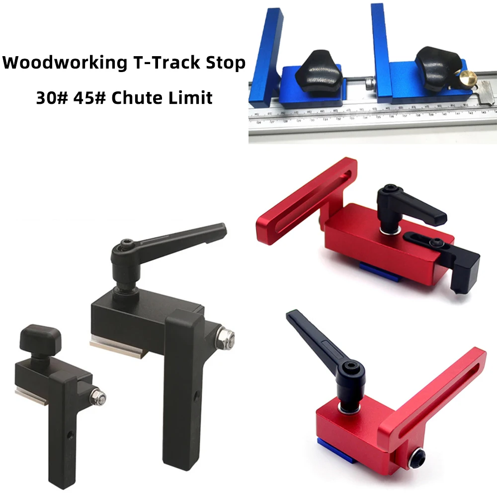 Aluminum-Alloy-T-Track-Sliding-Chute-Block-Stop-Miter-T-Track-Stopper ...