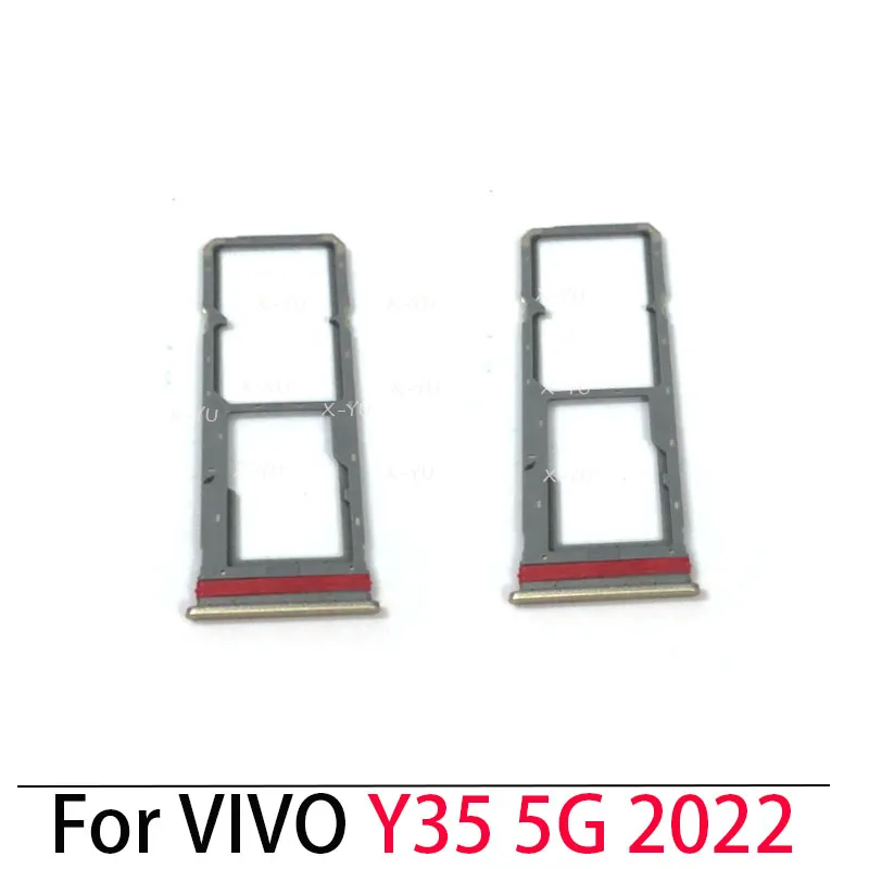 For-VIVO-Y22-Y22S-Y35-5G-2022-Slot-Holder-Dual-SD-SIM-Card-Tray-Reader ...