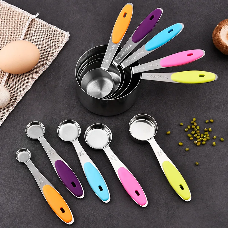 Stainless Steel Kitchen Measuring Tool Sugar Salt Flour Protein Powder ...