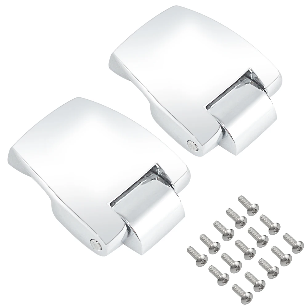 Chrome-Motorcycle-Razor-Chopped-King-Luggage-Hinges-For-Harley-Davidson ...
