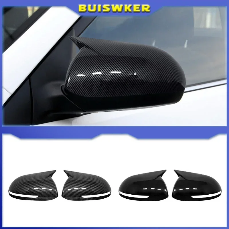 Abs-Carbon-Fiber-Rearview-Mirror-Cover-Trim-rearview-Decoration-For-Kia ...