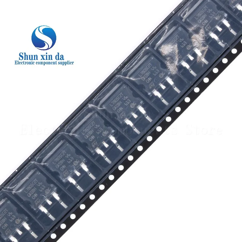 Regulador de Voltaje Positivo IC, 10 piezas, L7805CD2T, L7805C2T, 7805 ...