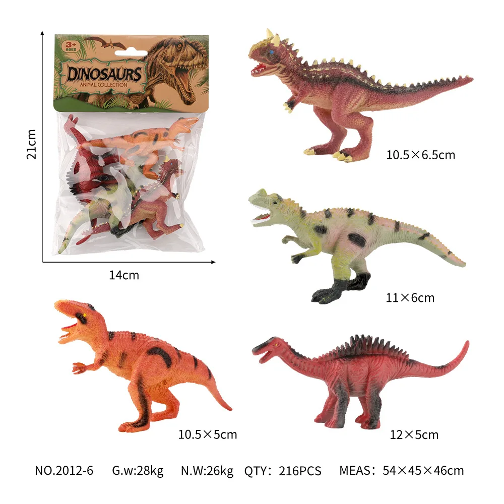 4PCS-Styles13cm-Small-Dinosaur-Models-Toys-Jurassic-Tyrannosaurus ...