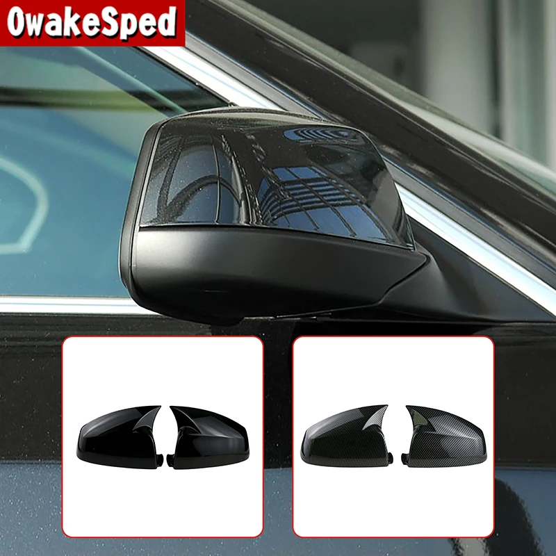 Car-Accessories-Side-Overhead-Rearview-Mirror-Rear-View-Cap-Cover-Trim ...