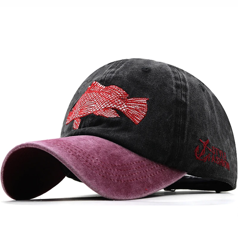 New-Fish-Bone-Men-s-Baseball-Cap-Women-s-Snapback-Fishing-Embroidery ...