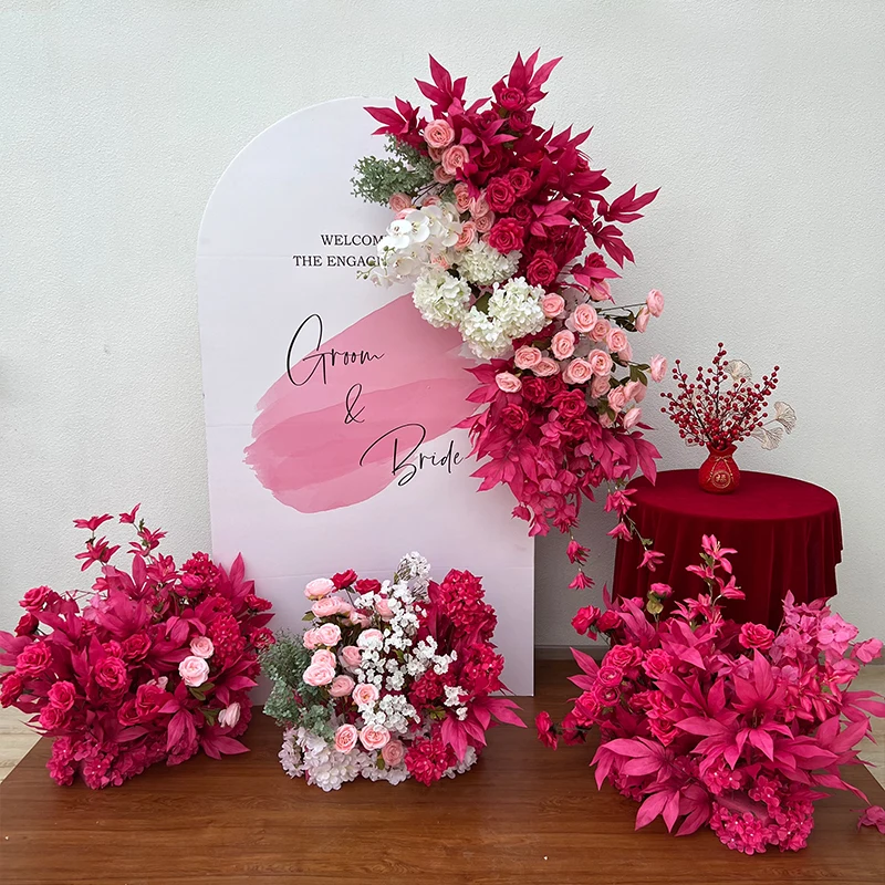 Fila-de-flores-artificiales-para-decoraci-n-de-boda-arreglo-Floral-de ...