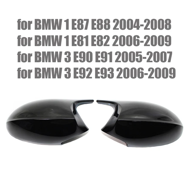 Replacement Rearview Side Mirror Covers Cap For BMW E90 E91 E92 E93 E81 E87 E82 E88 3 1 Series M ...