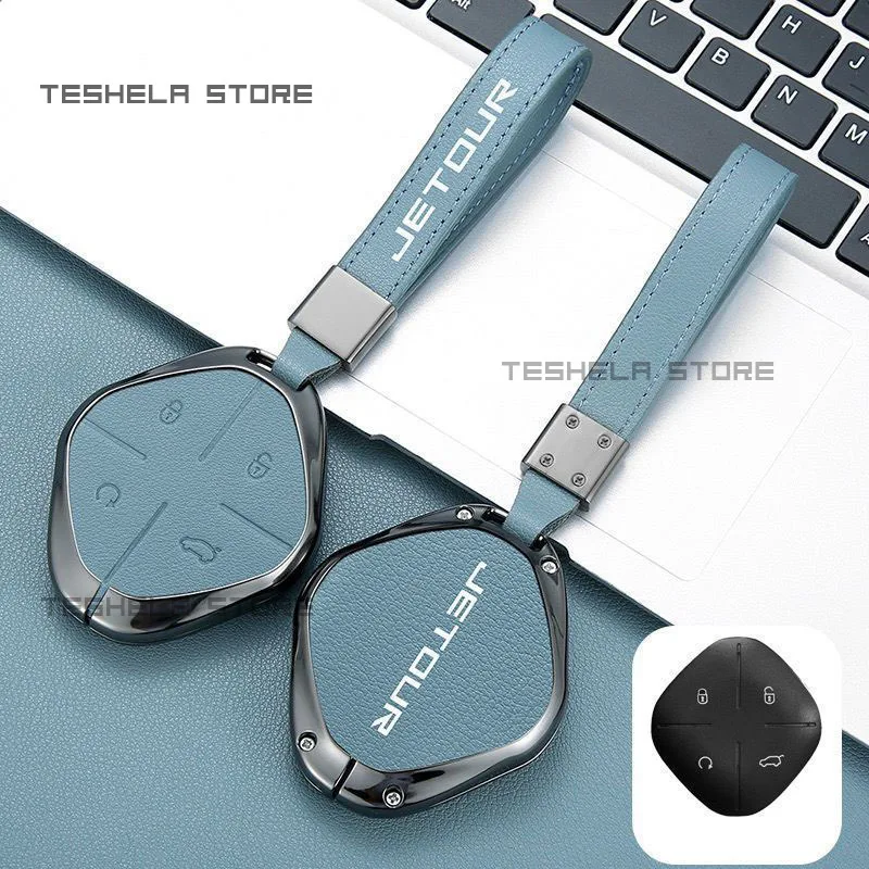 For-JETOUR-Dashing-2020-2021-2022-2023-Leather-Car-Key-Case-Keys-Full ...